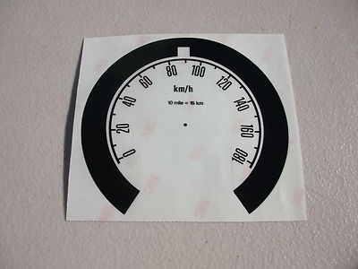 NEW AUSTRALIAN MADE METRIC SPEEDO CONVERSION DECAL STICKER TO FB EK ...