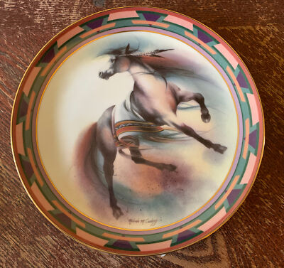 Melinda Cowdery Collector Plate 1994 - “Wind Dancer” Desert Rhythms ...