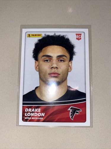2022 DRAKE LONDON PANINI STICKER NFL ROOKIE CARD RC #76 ATLANTA FALCONS ...