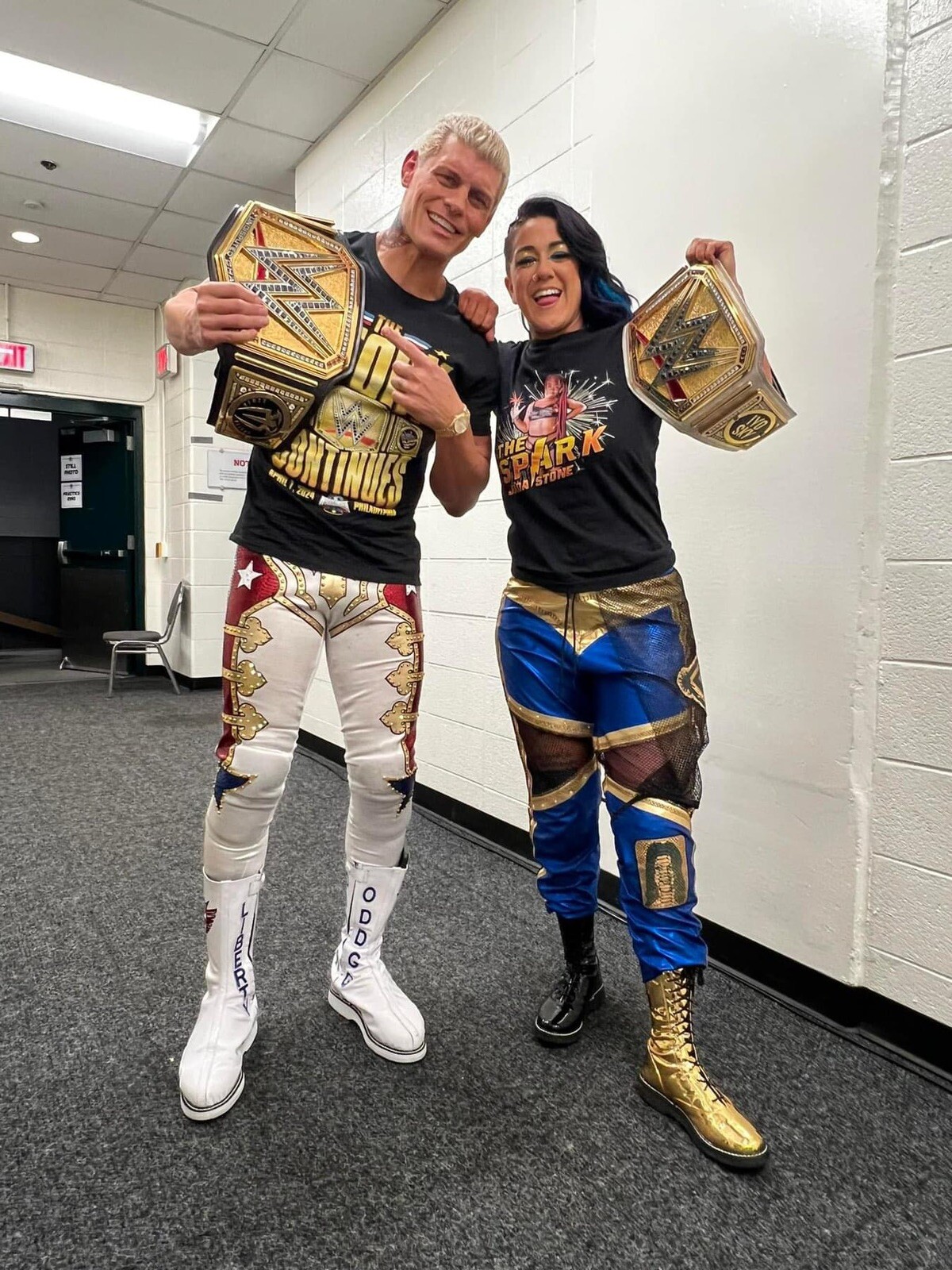 Cody Rhodes Bayley Photo 11x14 Poster Wrestlemania 40 AEW WWE NXT | eBay