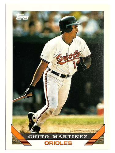 CHITO MARTINEZ Baltimore Orioles 1993 Topps Baseball Card #772 | eBay