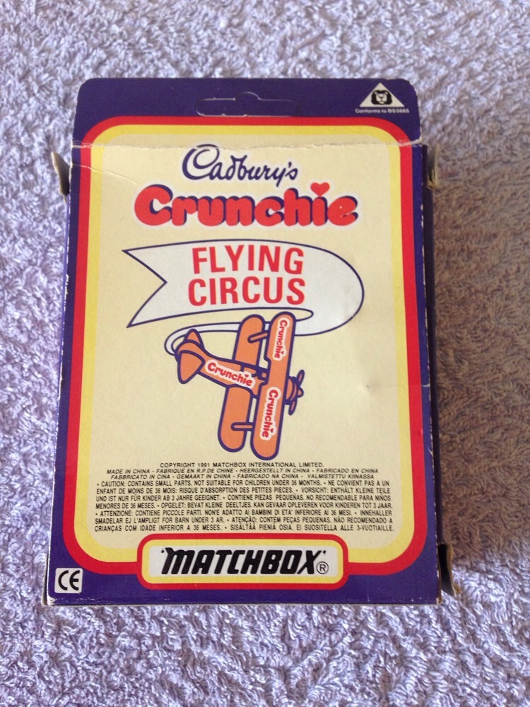 Matchbox Sky Busters SB39 Stearman Cadbury's Crunchie The Flying Circus ...