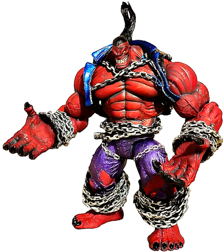 mexican VARIANT JUMBO RED PITT 10" action figure HARD PLASTIC FREE ...