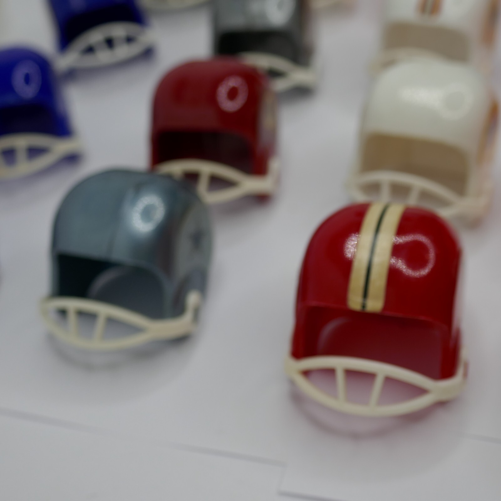 NFL Mini Football Helmets OPI Gumball Machine Mixed Condition LOT OF 27 ...