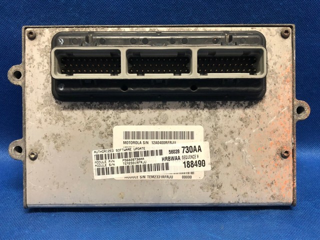 02 Dodge RAM V10 Auto 4x4 Engine Control Module Factory ECU PCM ...