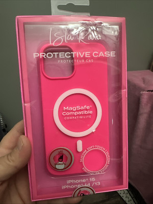 Isla Rae MagSafe iPhone Case Neon Pink For iPhone 15/14/13 | eBay