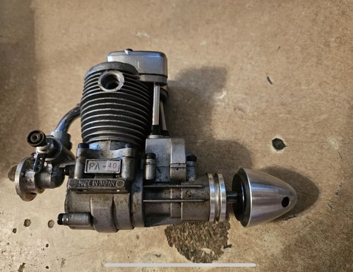 Saito FA-40 Four-Stroke Nitro Aircraft Engine, RC Motor Complete In Box ...