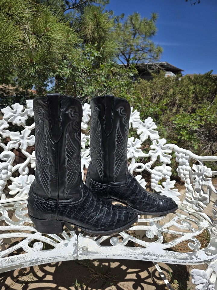 10.5D RODNEY AMMONS GIANT 🔥 ALLIGATOR 🔥 TAIL VTG CUSTOM COWBOY WESTERN ...