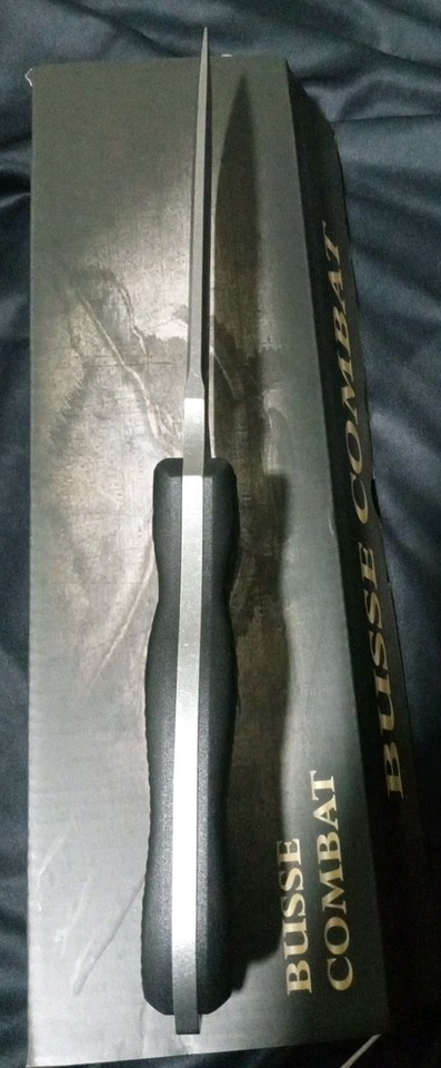 Fixed Blade Combat Knife Black G-10 Handle DC53 Blade Razor Sharp New ...
