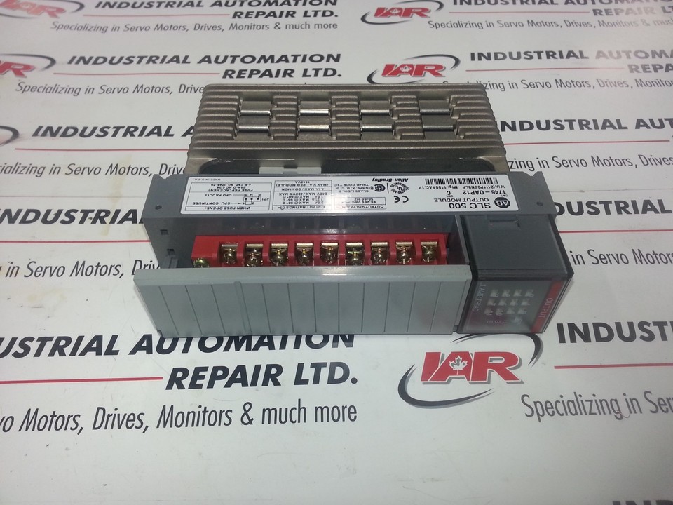 ALLEN BRADLEY SLC 500 OUTPUT MODULE 1746-OAP12 SER C | eBay