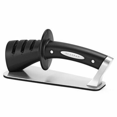 Scanpan Classic Pull Thru 3 Step Knife Sharpener Blade Knives Scissors ...