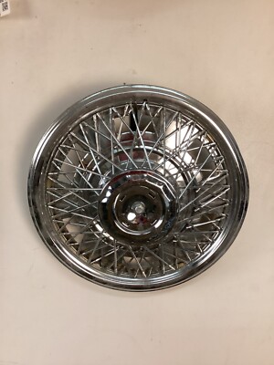 Rare Chrome Wire Spoke Hubcap Wheel Cover Classic Vintage Wire Spoke ...