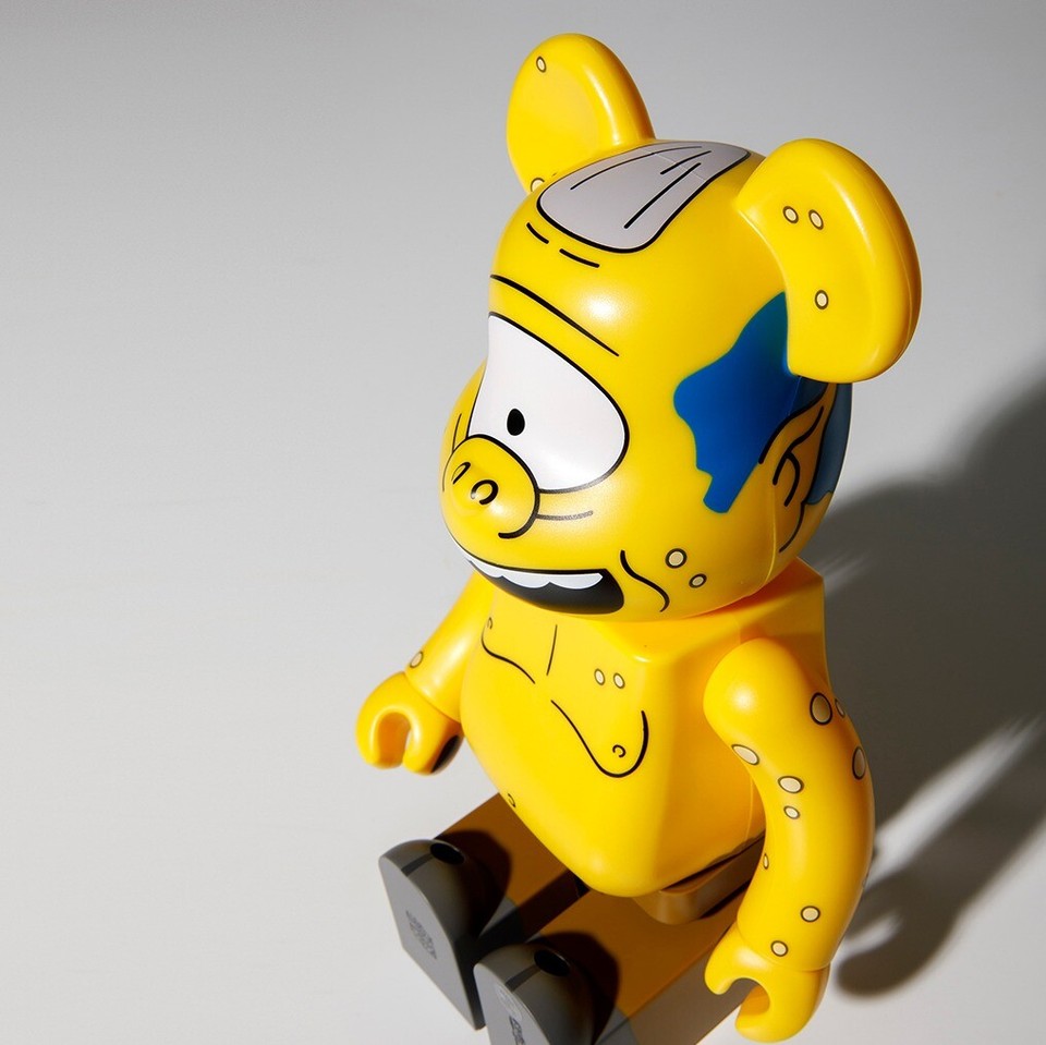 Medicom Toy BE@RBRICK Bearbrick 400% + 100% SIMPSONS CYCLOPS Authentic ...