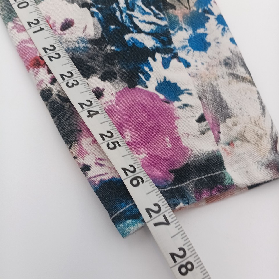 Zeza B Pants Women's Large Multicolor Paint Splash Bottoms | eBay