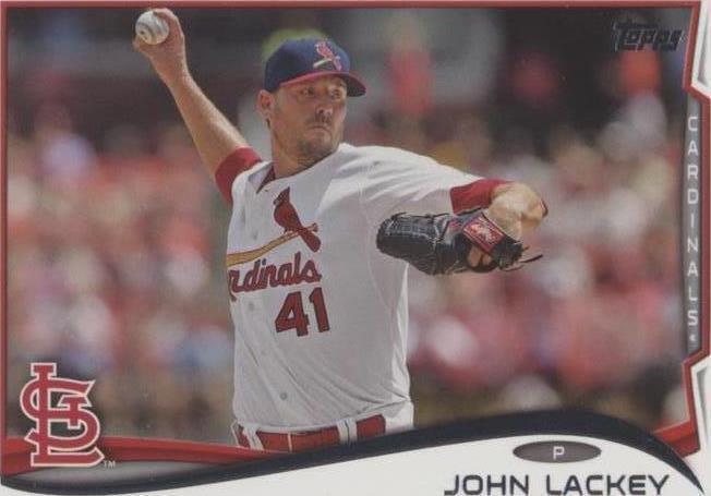 2014 Topps Update Series - John Lackey #US-117 Pitching for sale online ...