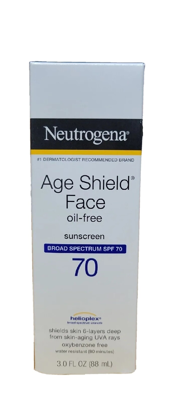 Neutrogena Age Shield Face Oil PABA Free Sunscreen Broad Spectrum SPF ...