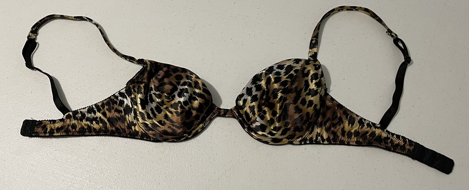 Vintage Victoria’s Secret Second Skin Bra Leopard Pri… - Gem