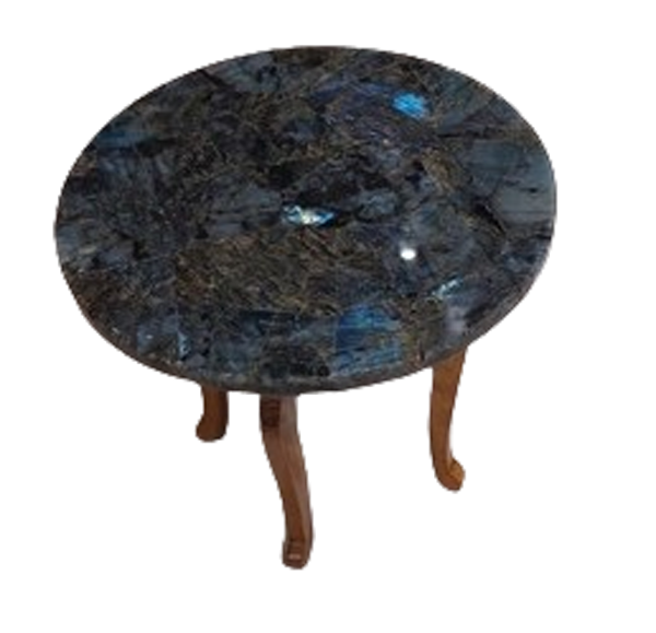 Labradorite Stone Table Top, Crystal Coffee Table, Center Table ...
