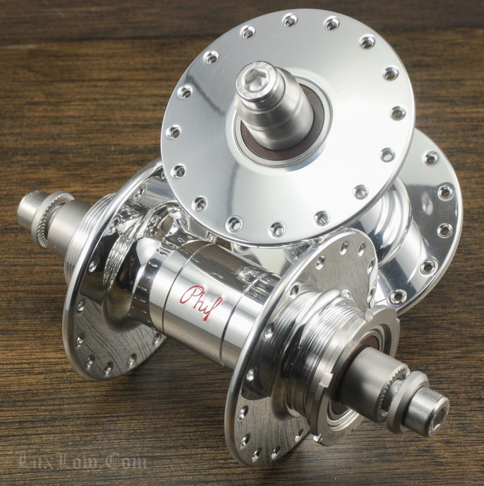 Phil Wood Track Bike HUBS 32h HighFlanged Classic Pro SLR Fixed Gear ...