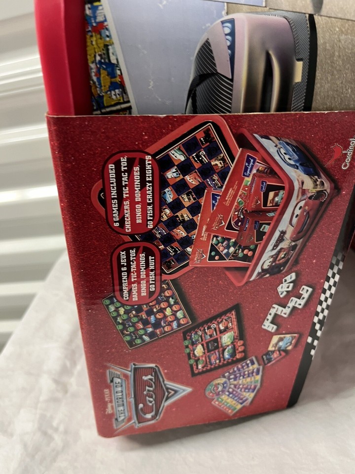 Disney Pixar Cars Supercharged 7 Games Wooden Game Garage by Cardinal ...