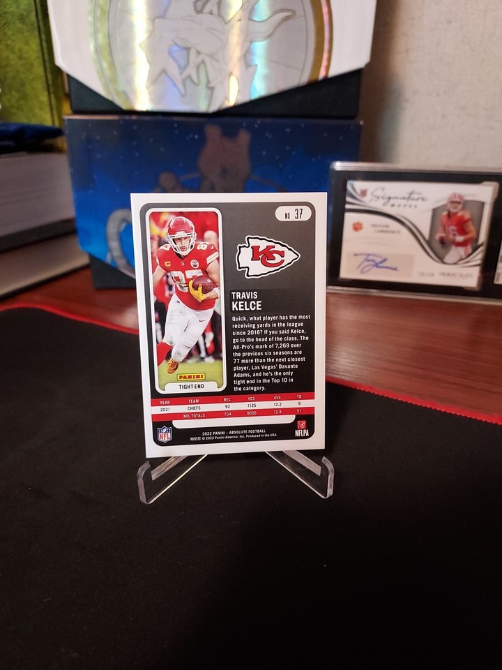 2022 Panini Absolute - Spectrum Red #37 Travis Kelce /100 | eBay
