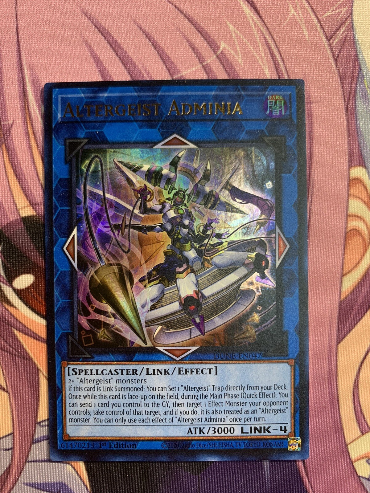Yu-Gi-Oh! TCG Altergeist Adminia Duelist Nexus DUNE-EN047 1st Edition Ultra Rare | eBay