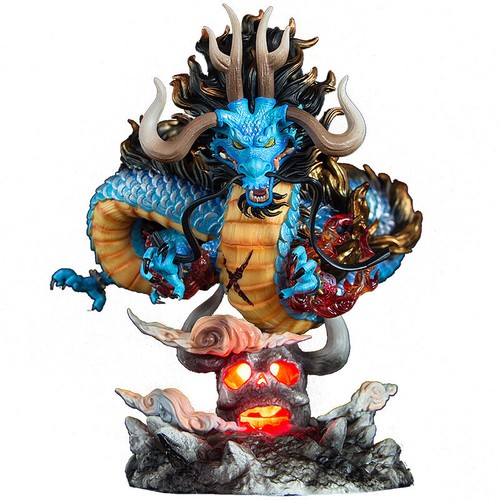 Anime One Piece Figure Kaido Dragon Lighted PVC Action Figure Model ...