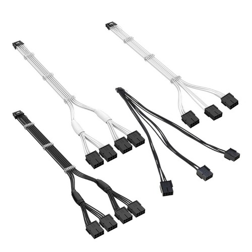 18AWG GPU VGA PCIE Graphics Video Card GPU VGA 16Pin(12+4) to 3/4x8Pin ...