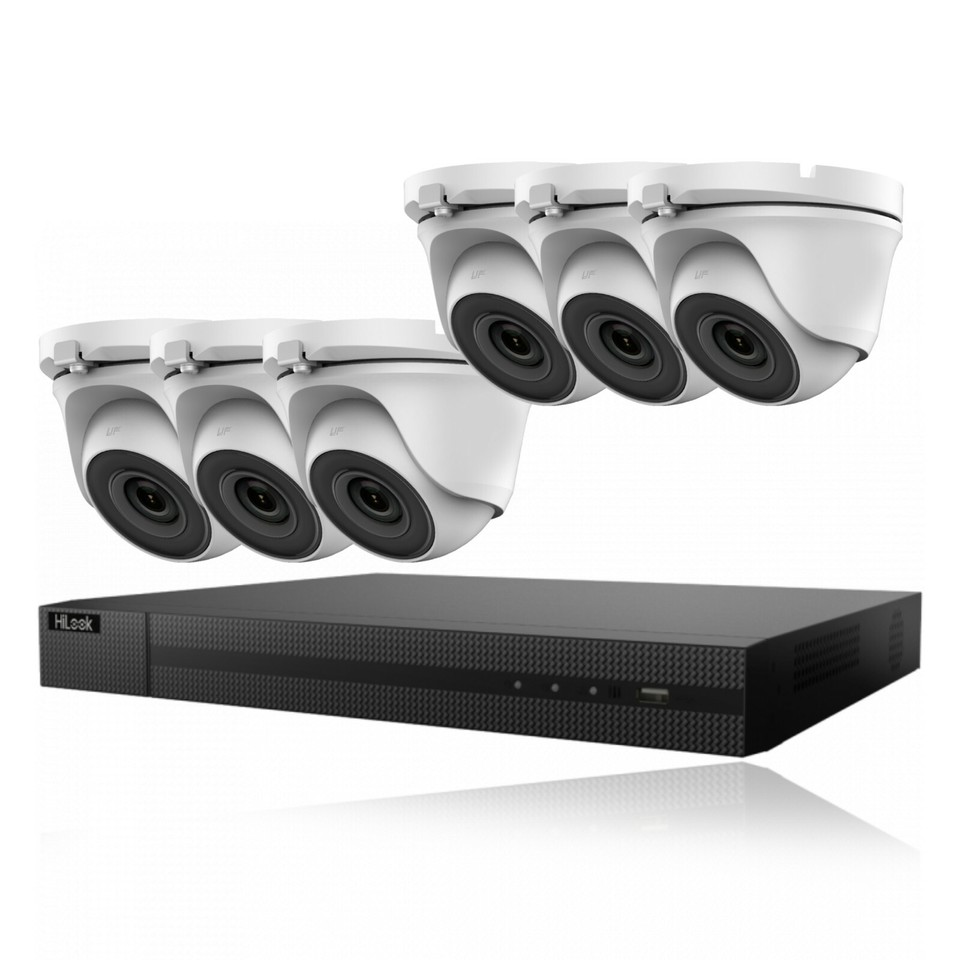 HIKVISION HILOOK 5MP CCTV SYSTEM 4CH 8CH 16CH DVR DOME CAMERA HOME ...