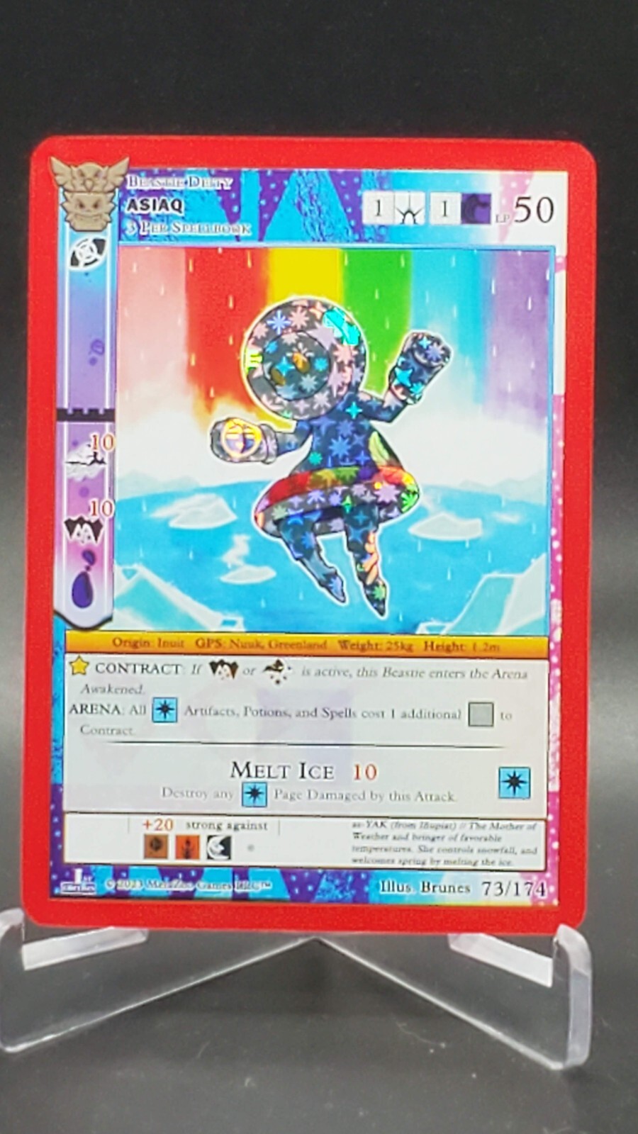 Asiaq 73/174 MetaZoo Native 1st Edition REVERSE Holo Foil Card NM/MINT ...