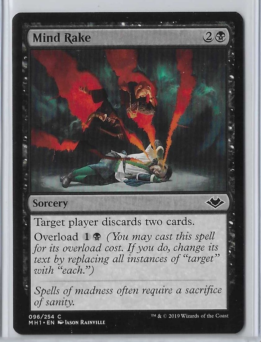 MTG Mind Rake Modern Horizons (MH1) Common Magic Card #096/254 Unplayed ...