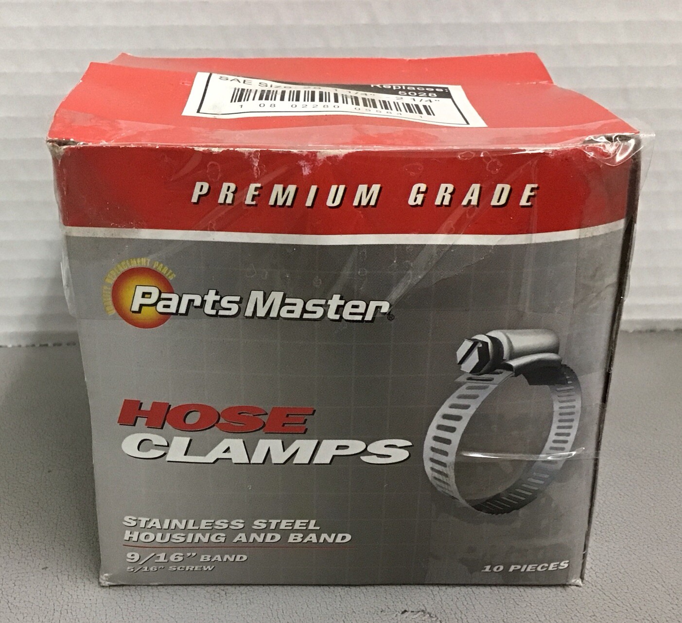 Box Of 10 Parts Master Hose Clamps 1-1/4"- 2-1/4" 50028 (b431) | eBay