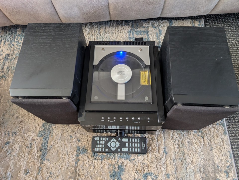 Hitachi AX-M136i CD USB MP3 DAB FM Radio Micro Hi-Fi Music Speaker ...