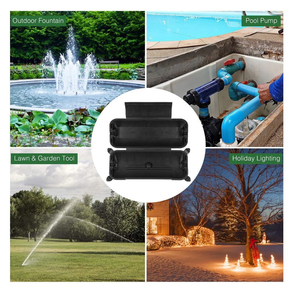 Generic Extension Cord Safety Cover Sealing Structure Electrical ...