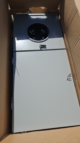 Siemens OUTDOOR MC0816B1200RCT 200 Amp METER LOAD CENTER COMBINATION 8/ ...