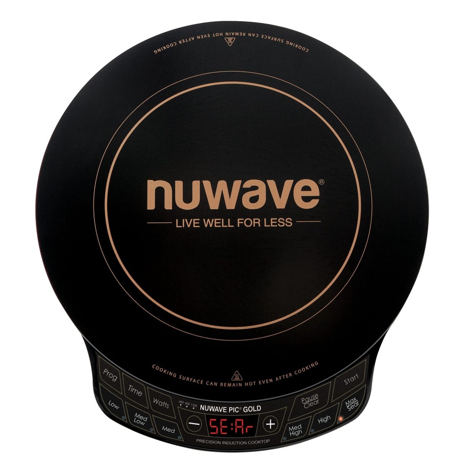 Nuwave Gold Precision Induction Cooktop Portable Large 8” Heating Coil ...