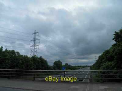 Photo 6x4 Pylons alongside the M69 motorway near Burbage c2013 | eBay UK