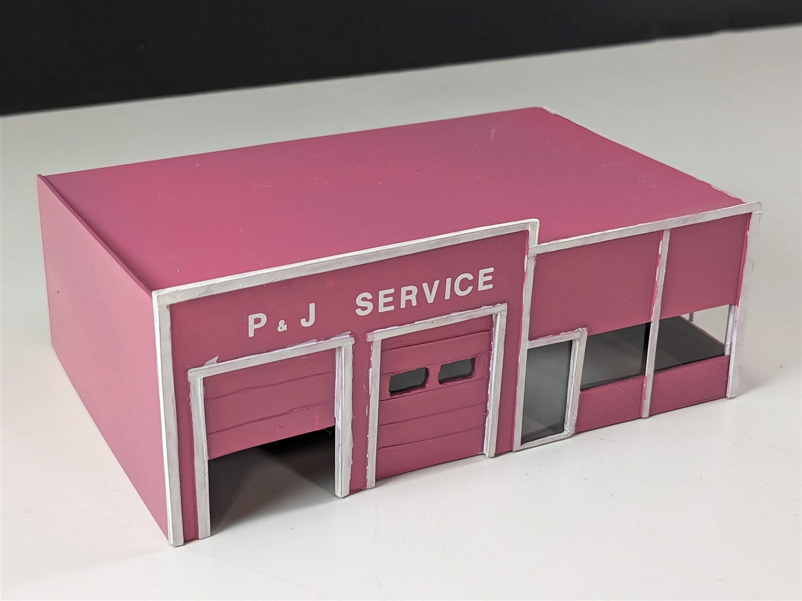 Custom Made Service Station w/ Fuel Truck HO Scale Building Built | eBay