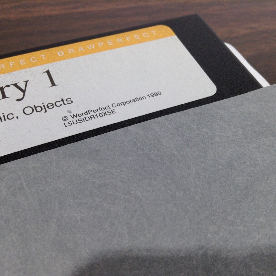 WordPerfect + DrawPerfect DOS For PC On 5.25" Floppy Disks 1990 ...