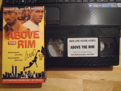 VERY RARE PROMO Above the Rim screener VHS film 2PAC Tupac Shakur ...