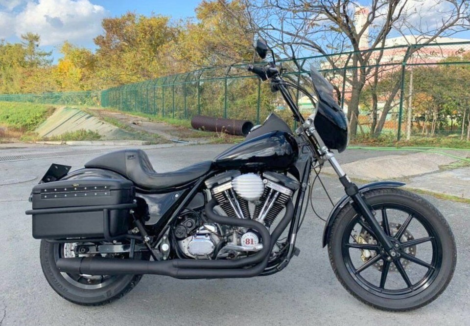 HD FXR FXRT FXRP FXRD FXDL Grand Touring FXRP Police Saddlebags Pannier ...