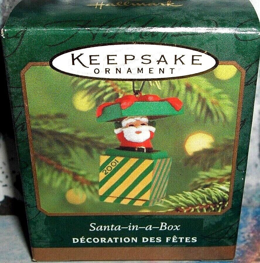Santa In A Box`2001`Miniature-Elves Made This Santa-Hallmark Christmas ...