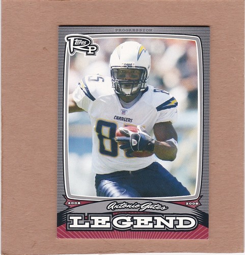 2008 Topps Rookie Progression Veterans Silver 141/299 Antonio Gates #PV ...