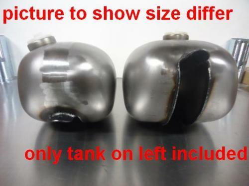 SHALLOW TUNNEL Narrow Wassell Gas Tank 1.8 Gal BOBBER Chopper Peanut ...