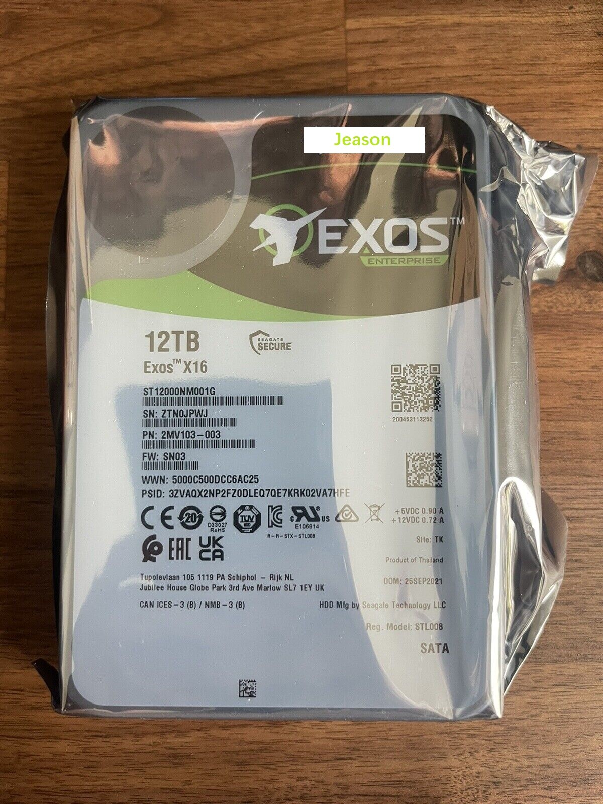 Seagate Exos X18 12TB SATA Internal Hard Drive - (ST12000NM000J) for ...