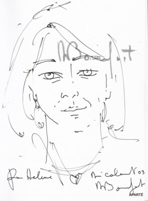 NORO-TAVEL BONNEFOIT Sumi-e 2003 Léopard + un dessin original | eBay