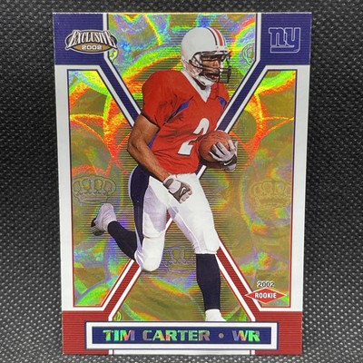 2002 Pacific Exclusive Gold Tim Carter #111 Rookie RC | eBay