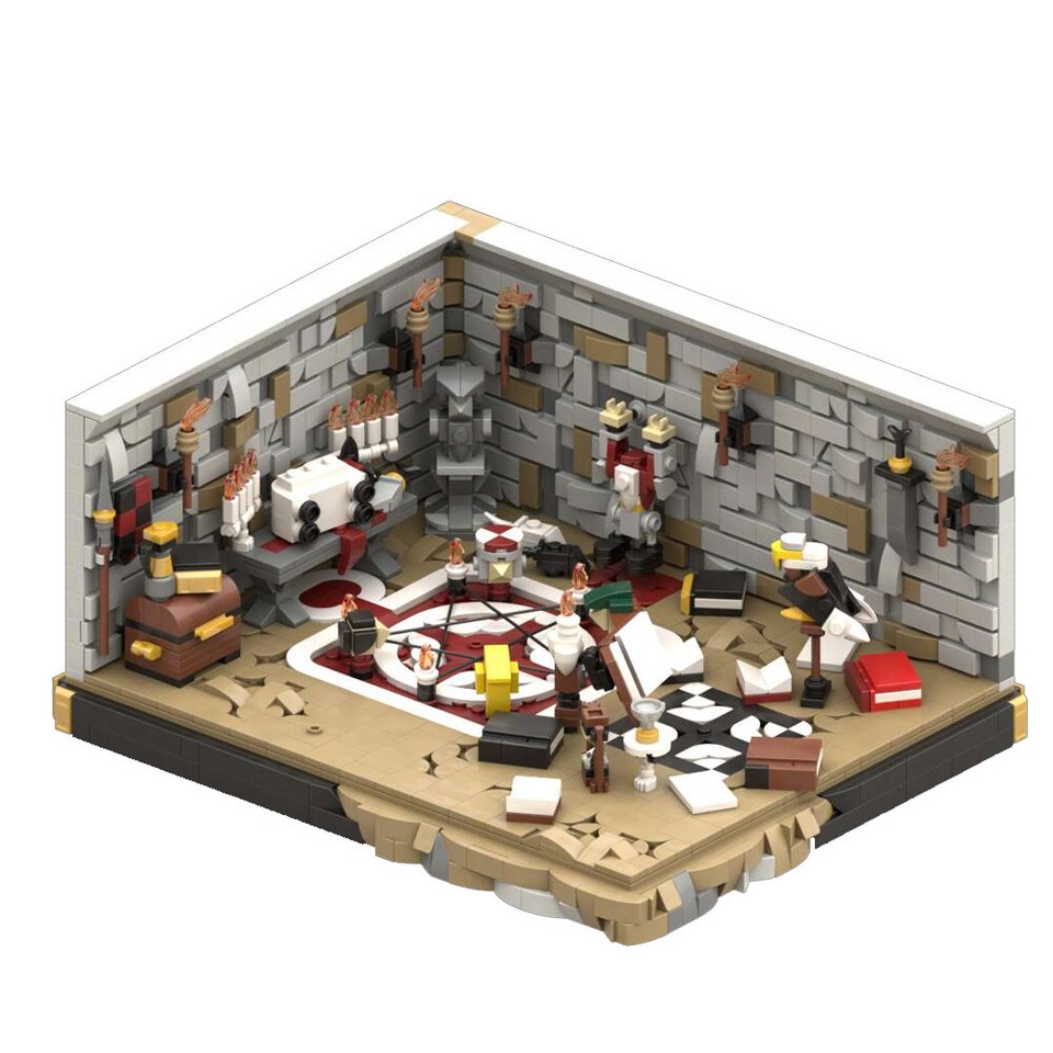 Rituals of Summoning at the Altar with Bird Building Toys Set 1810 ...