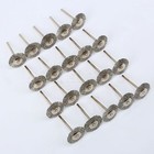 20Pcs 1/8" Shank Steel Wire Wheel Cup Rust Flat Brushes Power Rotary ...