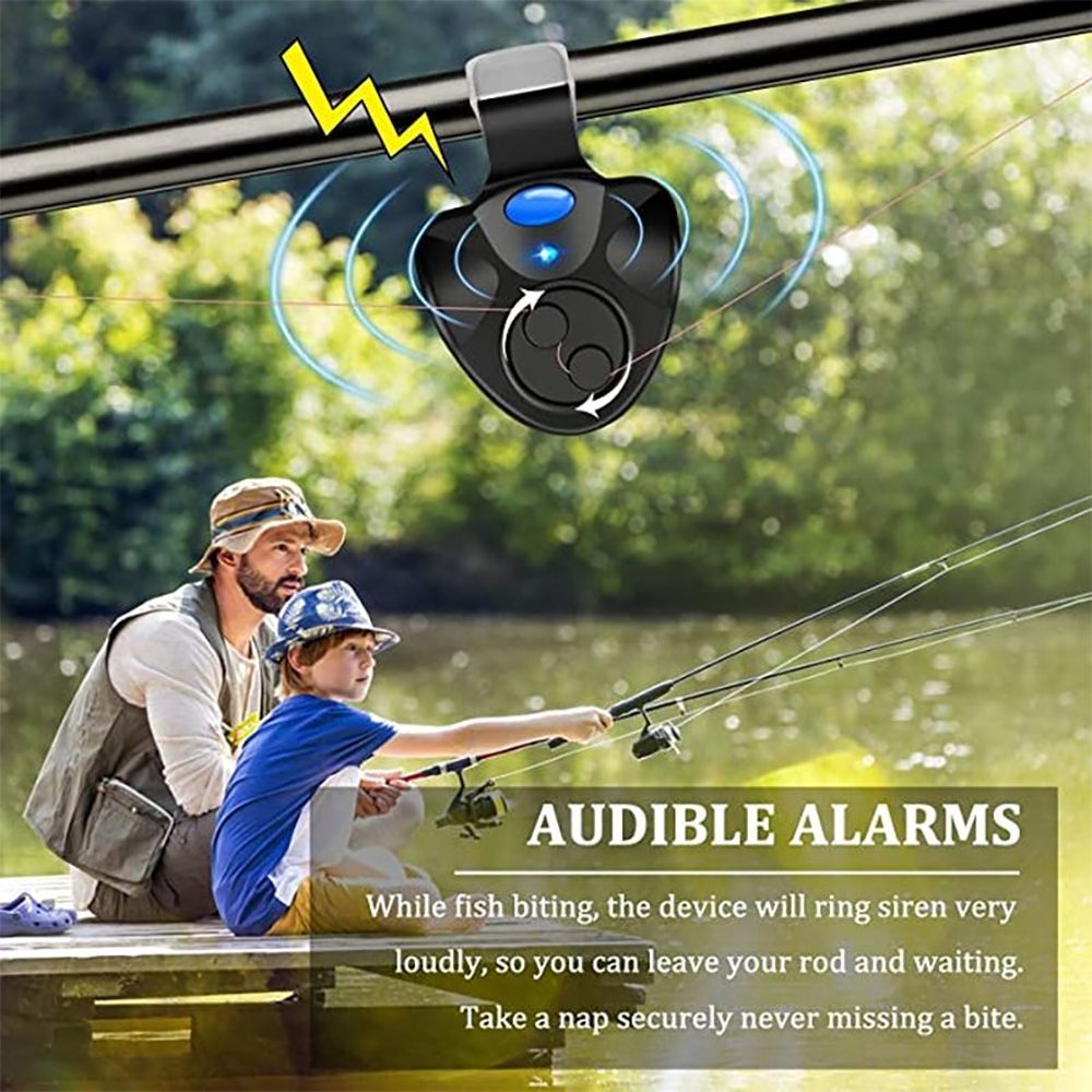 Smart Indicator Loud Buzzer Fishing Alarm Siren Bite Reminder | eBay